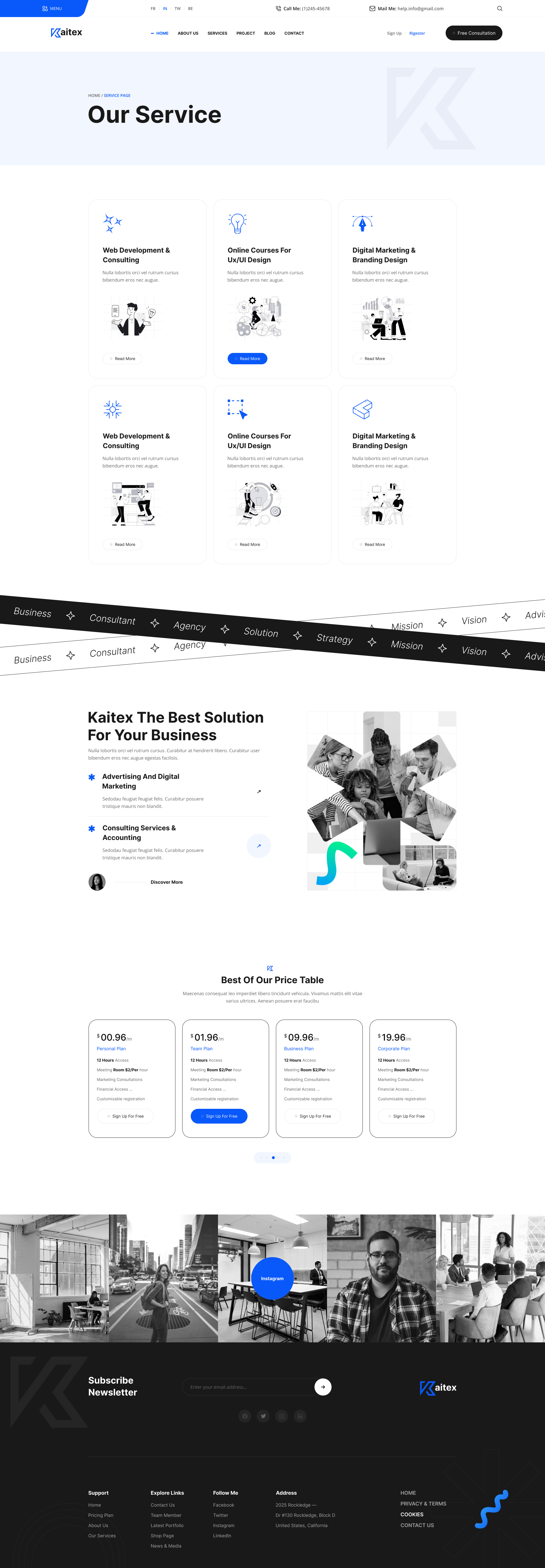 Kaitex - Business Consulting Figma Template by creativemela | ThemeForest