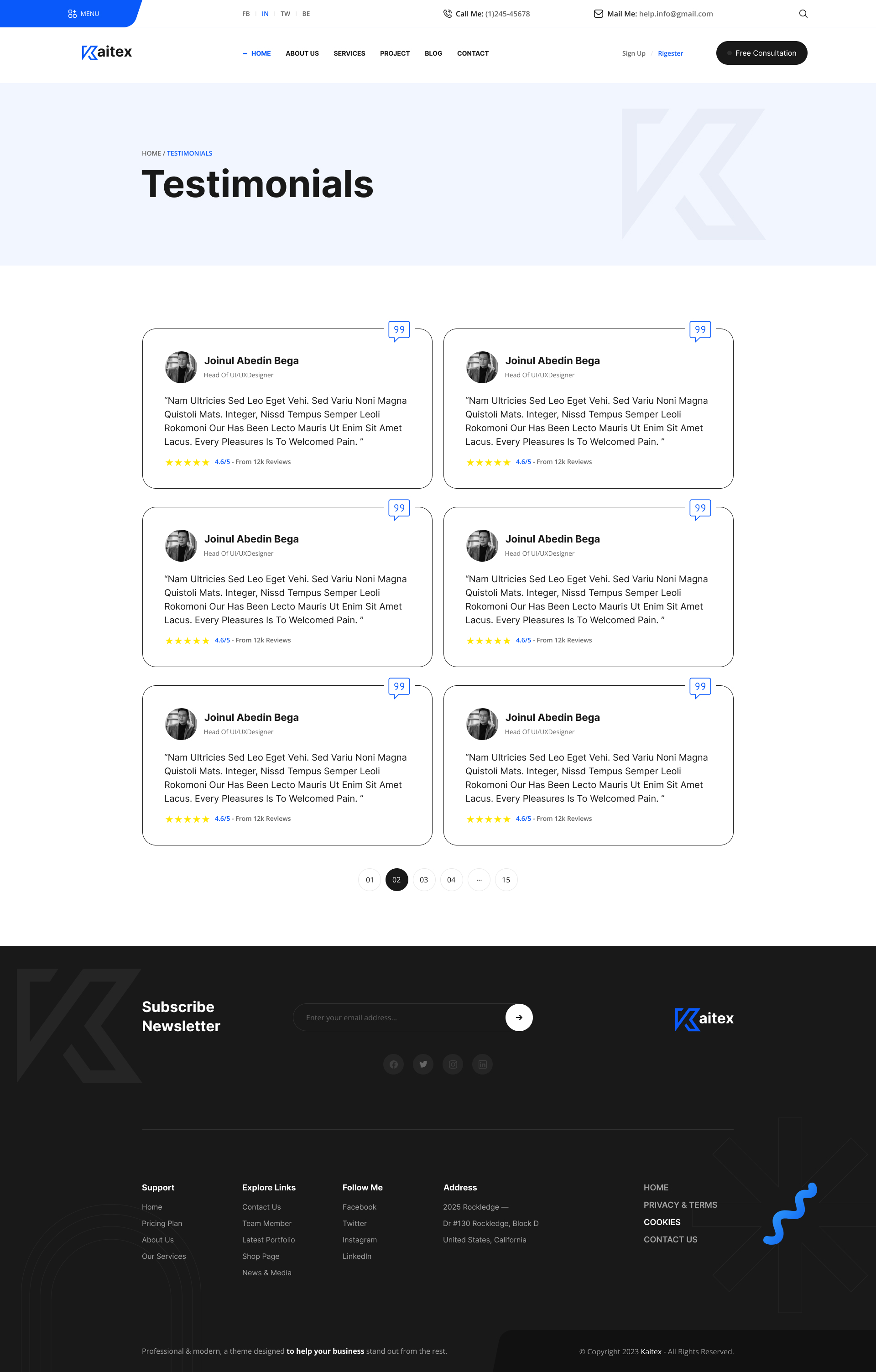 Kaitex - Business Consulting Figma Template by creativemela | ThemeForest