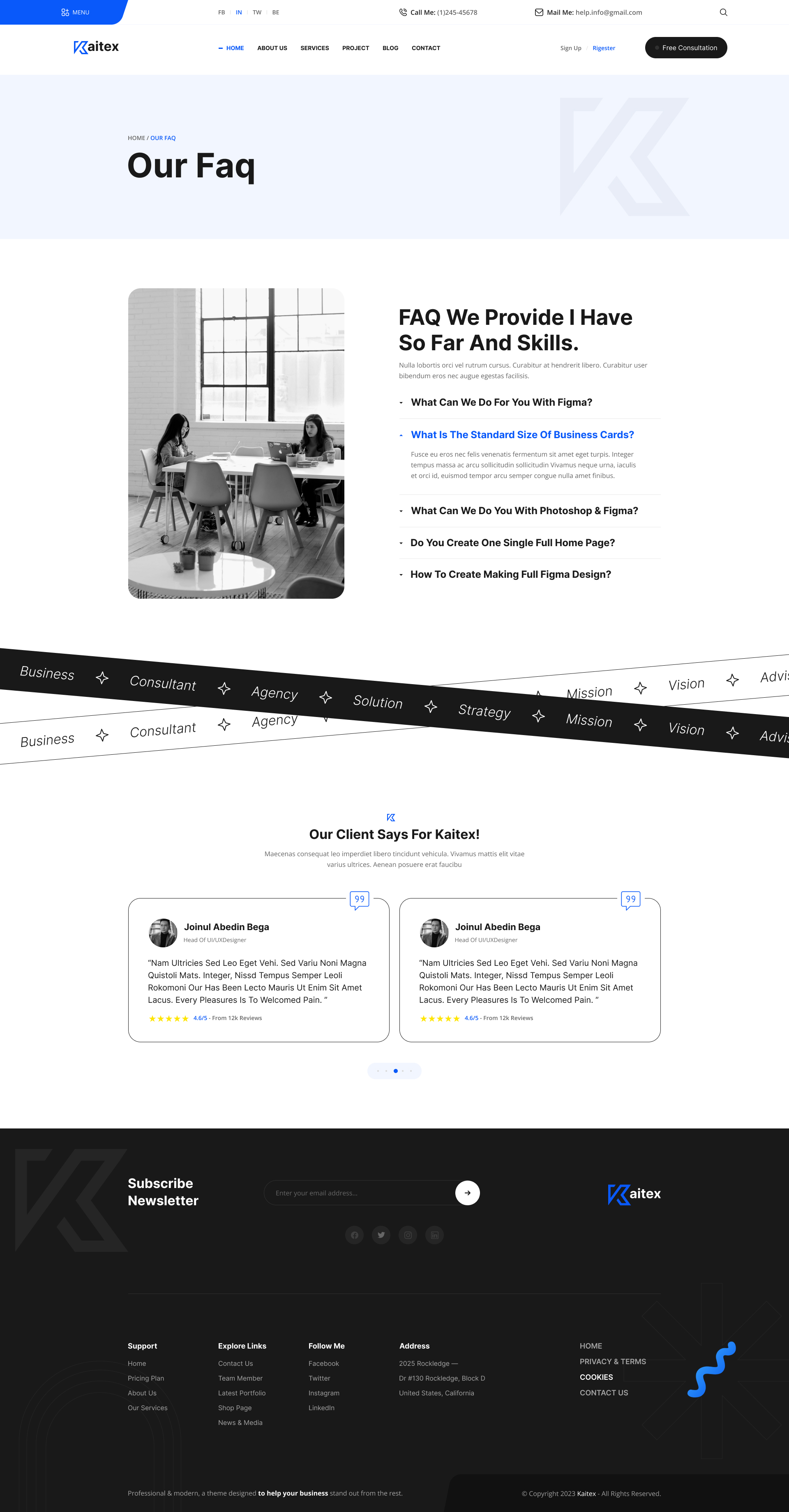 Kaitex - Business Consulting Figma Template by creativemela | ThemeForest