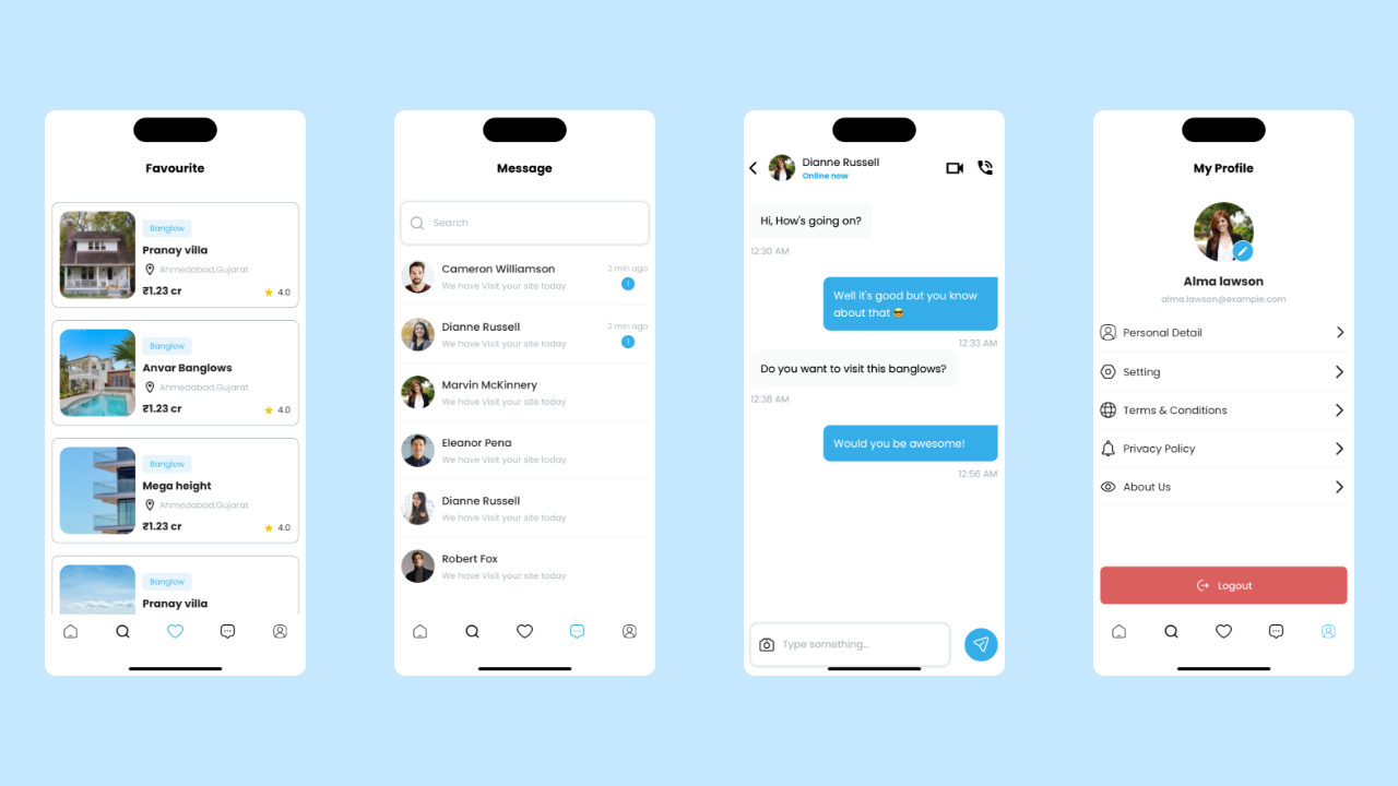 Property App - Real Estate | Property Booking Flutter App | Android ...