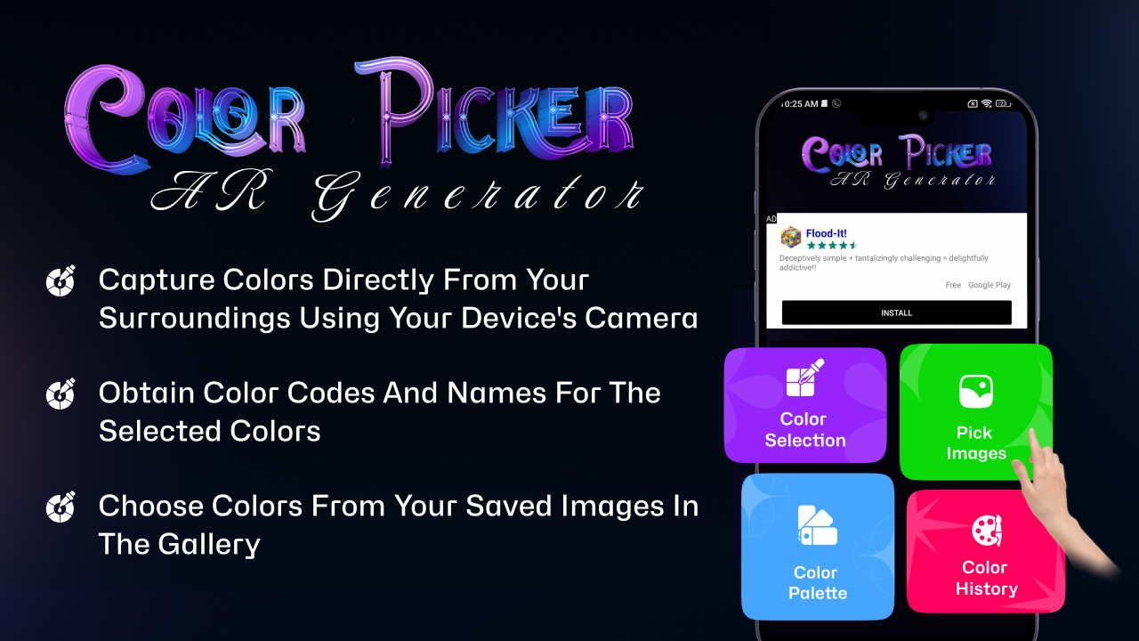 Color picker - AR Generator - Custom Color Picker - Color Palette - AR ...