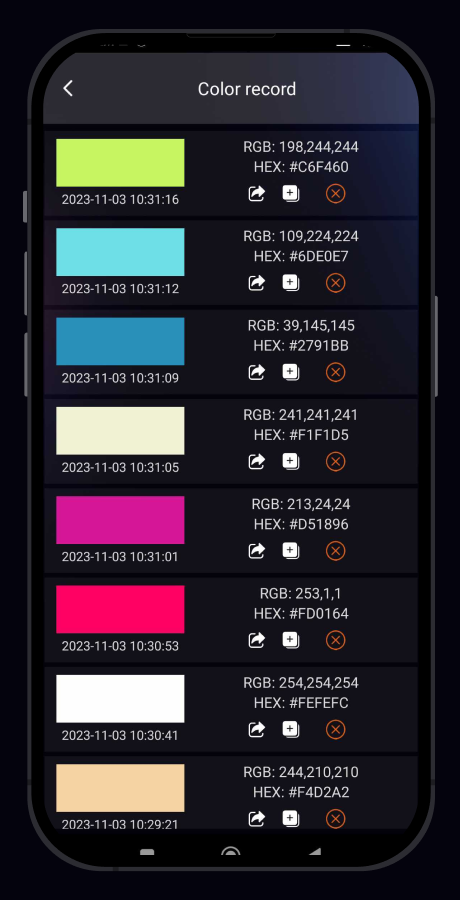 Color picker - AR Generator - Custom Color Picker - Color Palette - AR Photo Color Picker by ...
