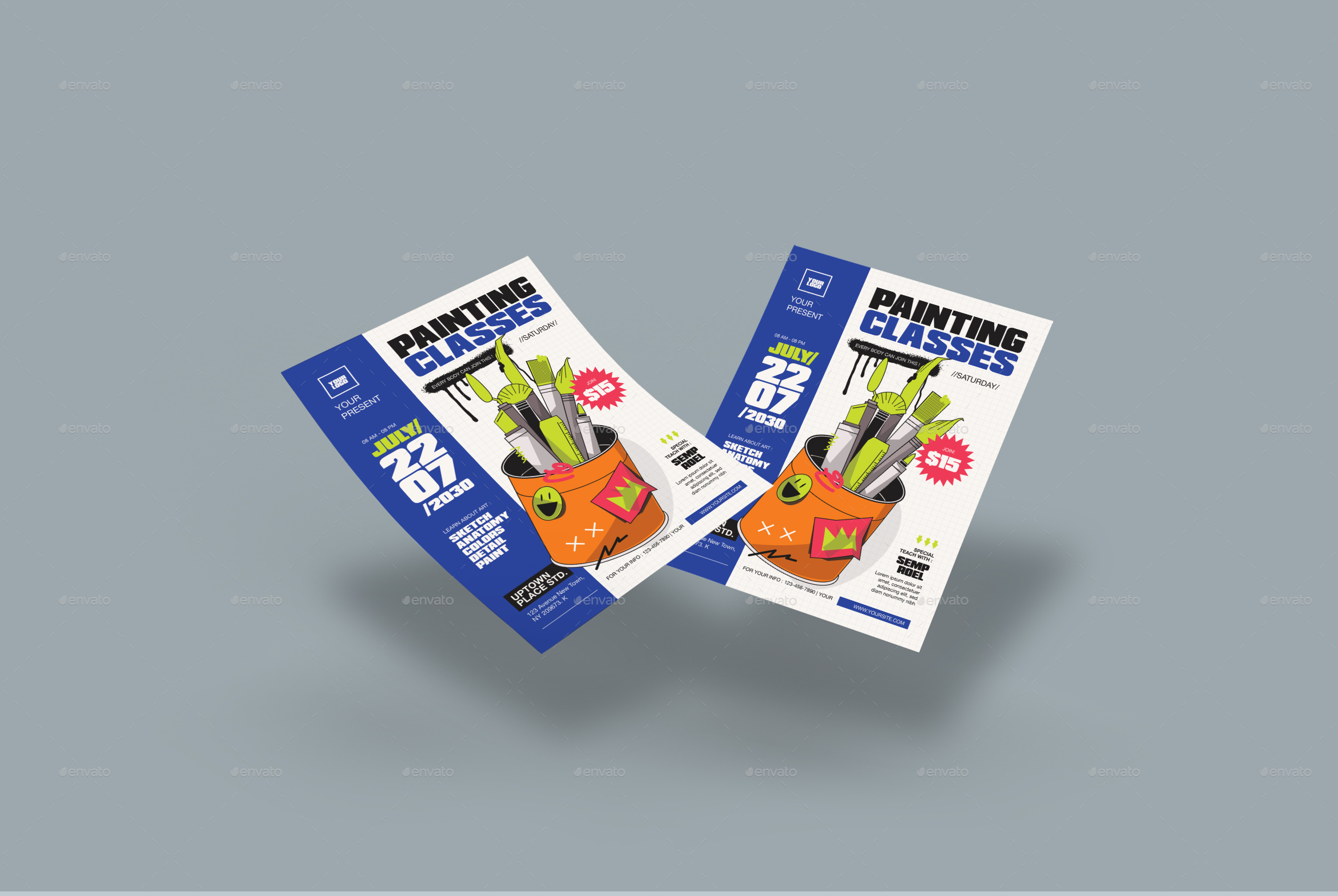 Art Class Flyer, Print Templates | GraphicRiver