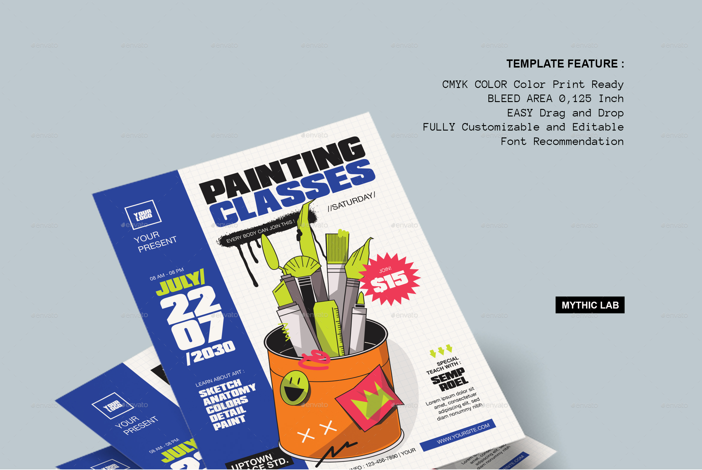 Art Class Flyer, Print Templates | GraphicRiver