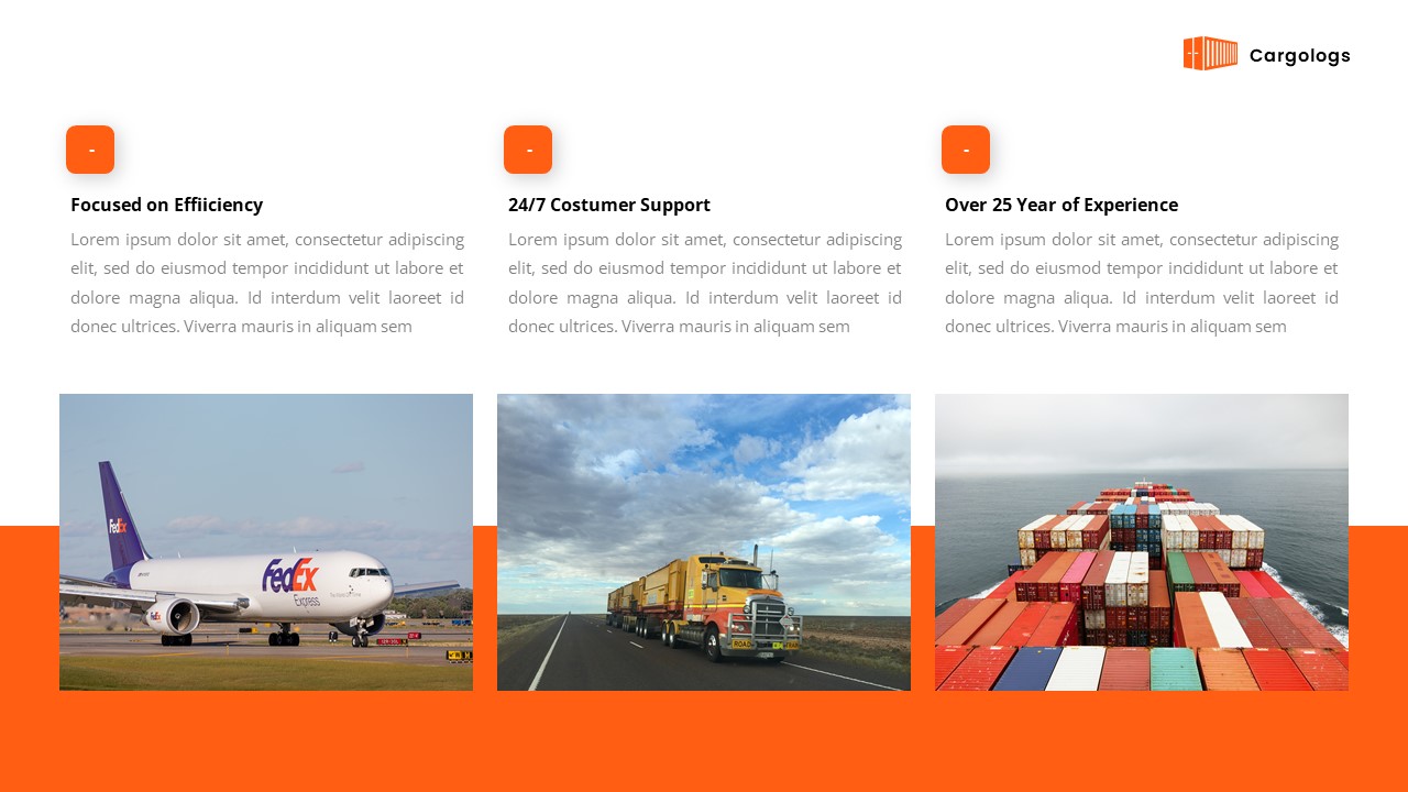 Cargologs - Logistics & Transport PowerPoint Template, Presentation ...