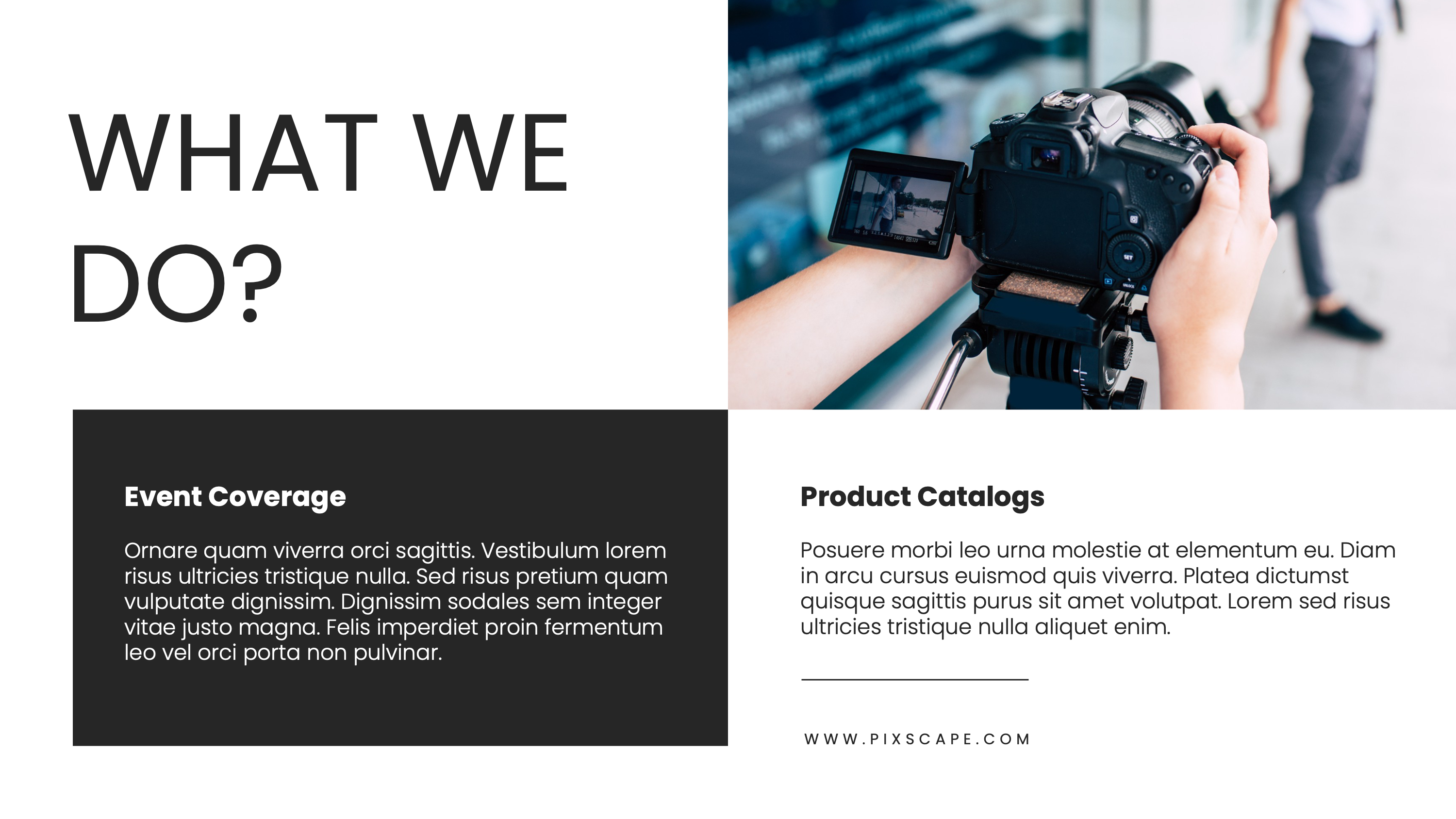 Pixscape - Photography Presentation PowerPoint Design Template ...