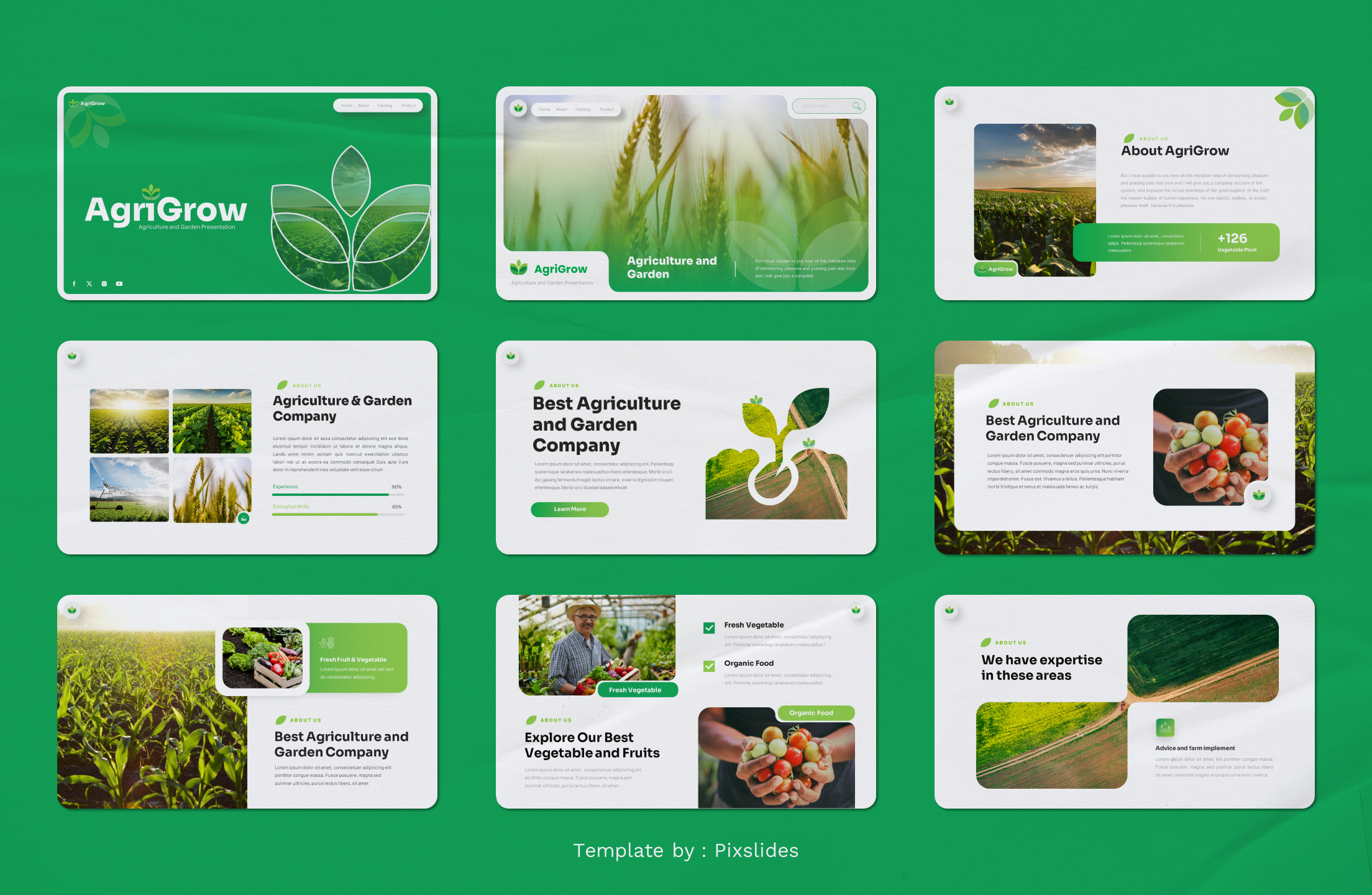 AgriGrow - Agriculture and Garden Presentation Keynote Template ...