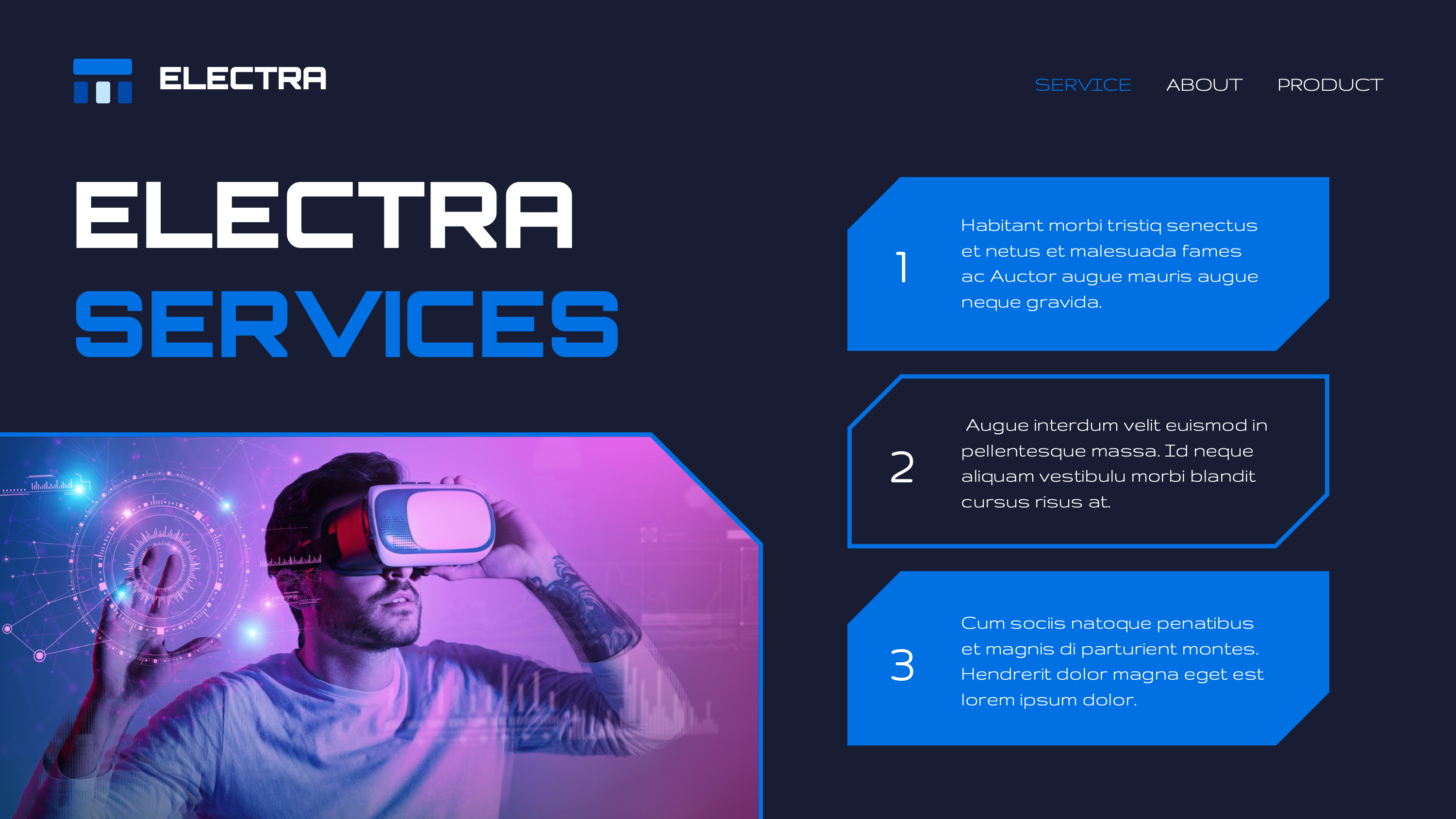 Electra - Virtual Reality Presentation PowerPoint Design Template ...