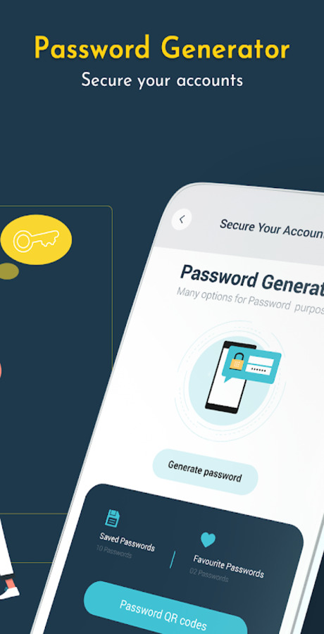 Strong Password Creator - Password QR COde Creator by CodeSpaceInfotech