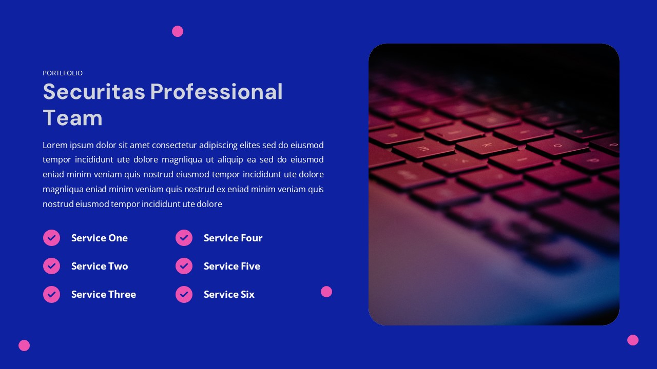 Securitas - Cyber Security PowerPoint Template, Presentation Templates