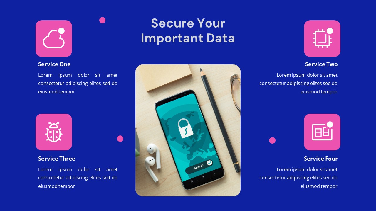 Securitas - Cyber Security PowerPoint Template, Presentation Templates