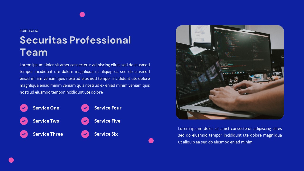 Securitas - Cyber Security PowerPoint Template, Presentation Templates