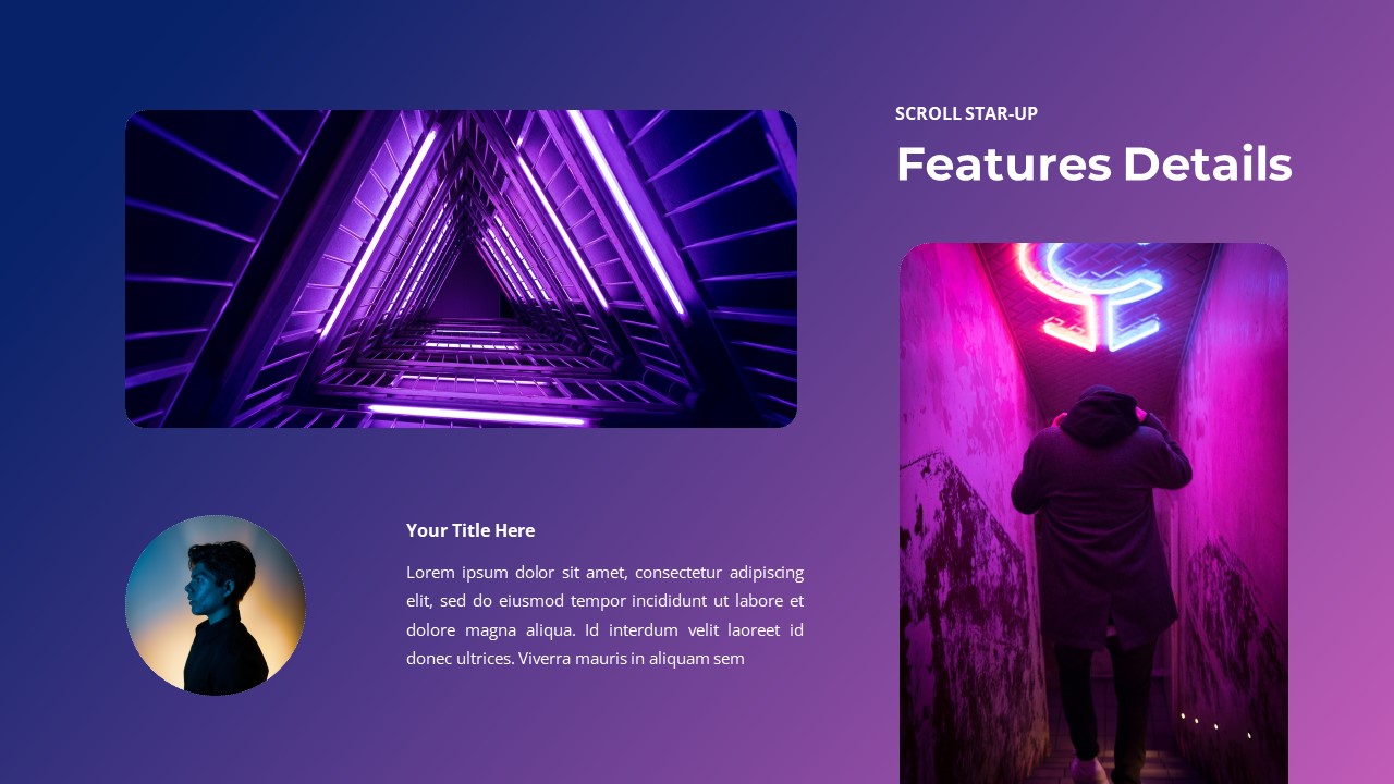Scroll - Creative Proposal Mobile App Google Slides Template ...