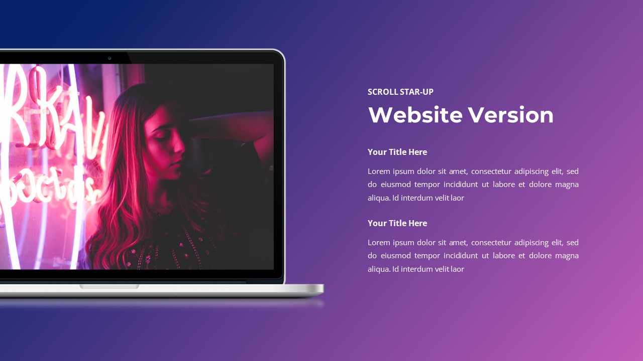 Scroll - Creative Proposal Mobile App Google Slides Template ...