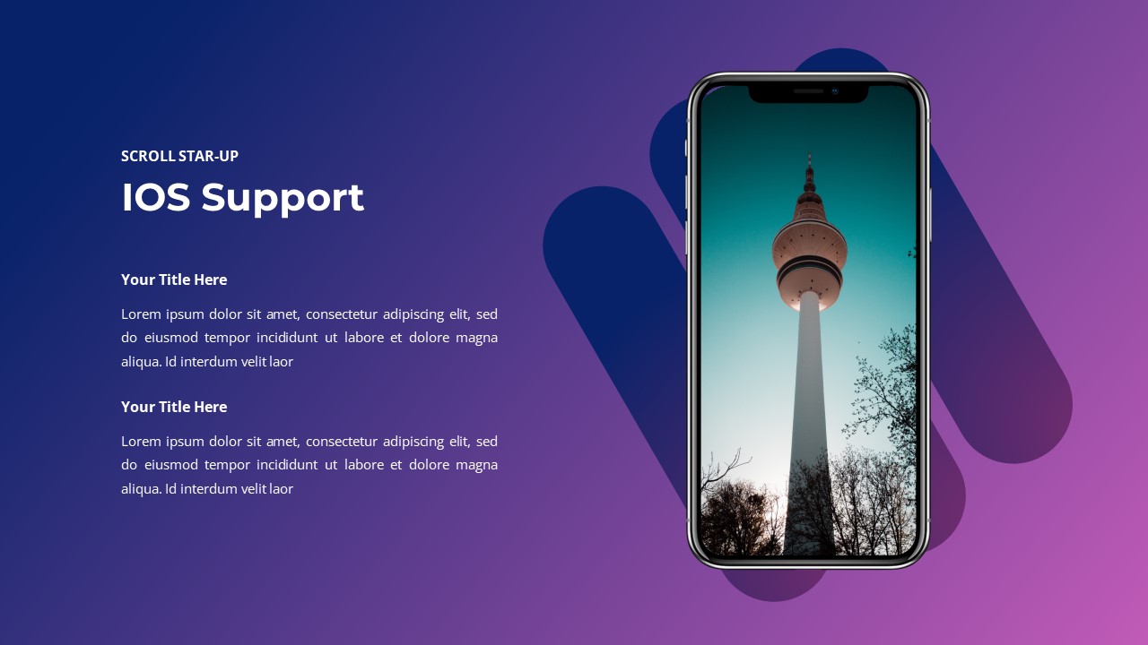Scroll - Creative Proposal Mobile App Google Slides Template ...