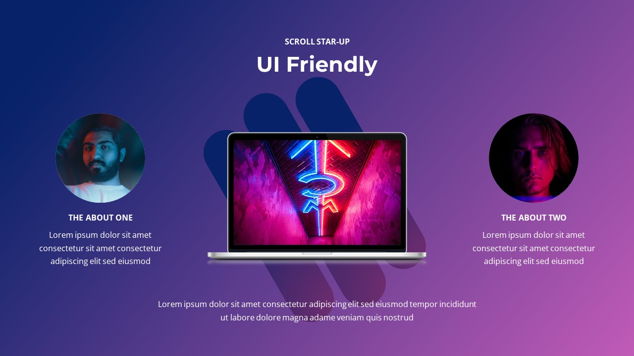 Scroll - Creative Proposal Mobile App Google Slides Template ...