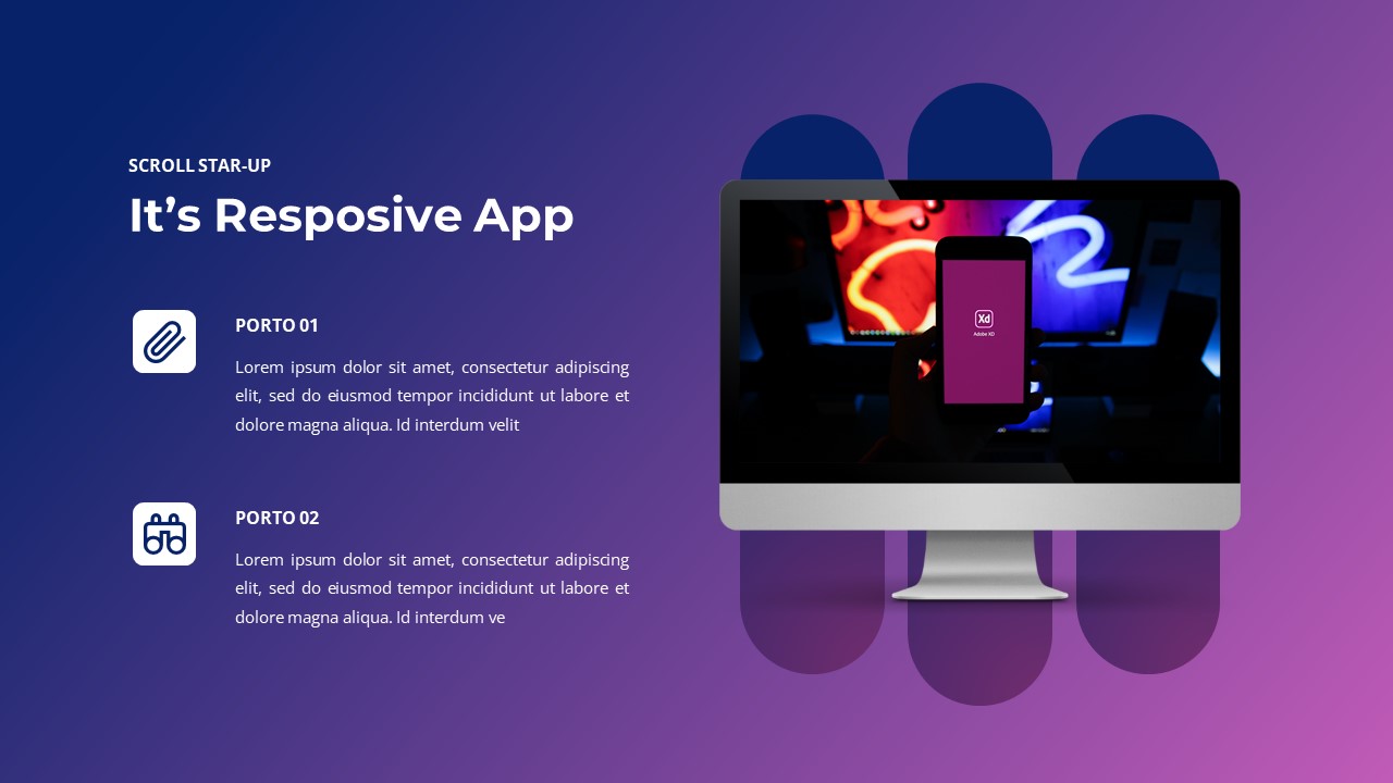 Scroll - Creative Proposal Mobile App Keynote Template, Presentation ...