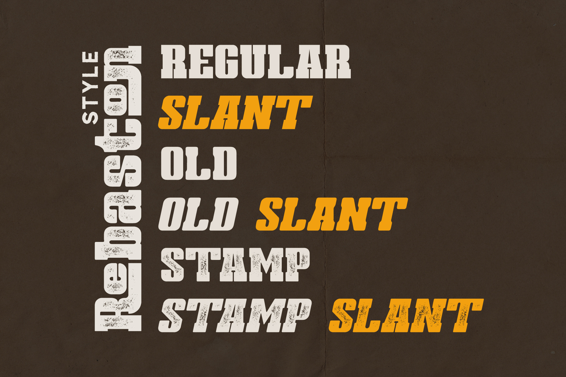 Rebaston - Textured Logo Font, Fonts | GraphicRiver