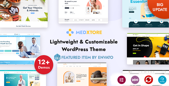 MedXtore – Responsive Multipurpose Elementor WooCommerce WordPress Theme by BZOTheme
