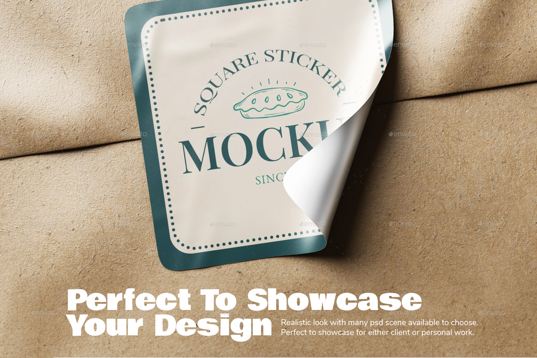 Square Sticker Label Mockup - 9 PSD, Graphics | GraphicRiver