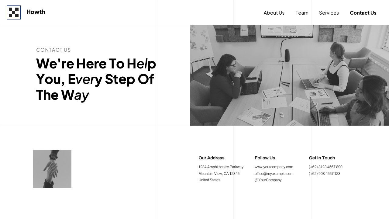 Howth - Technology Minimal PowerPoint Template, Presentation Templates