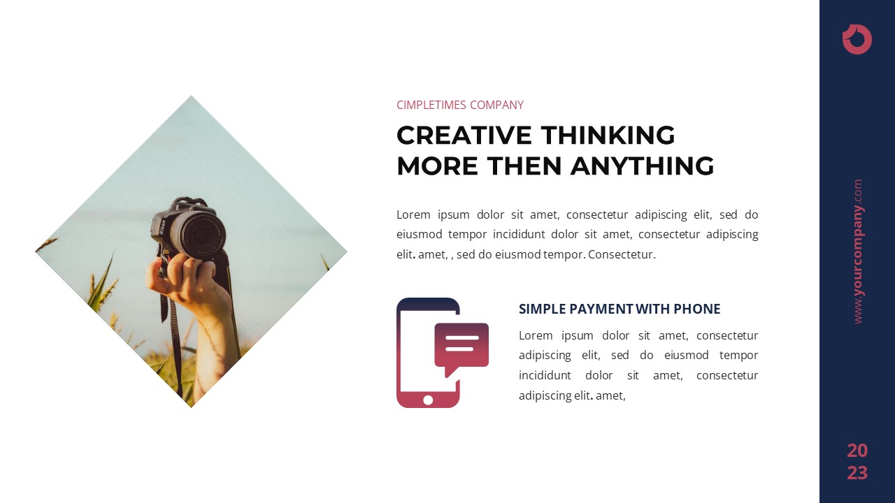 Imagination - Creative Business PowerPoint Template, Presentation Templates