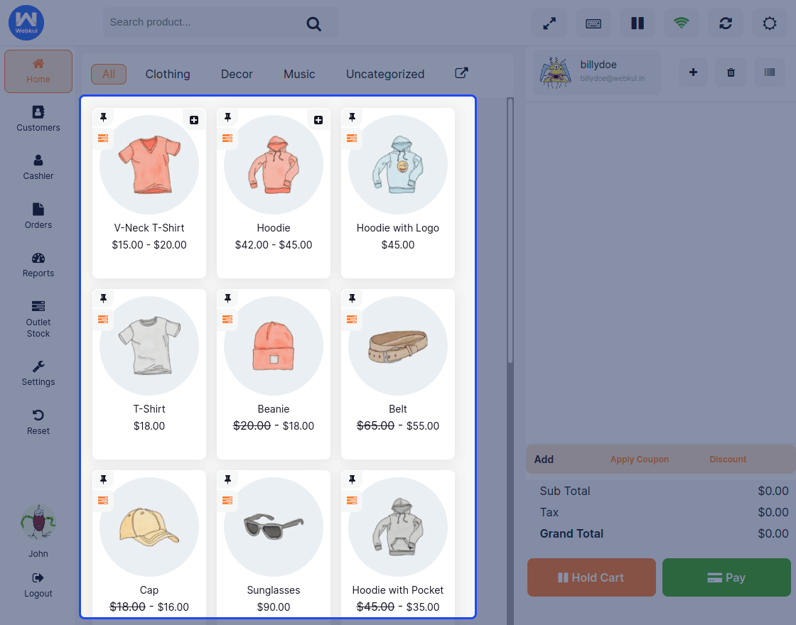 Point of Sale Barcode Inventory Plugin for WooCommerce by Webkul ...