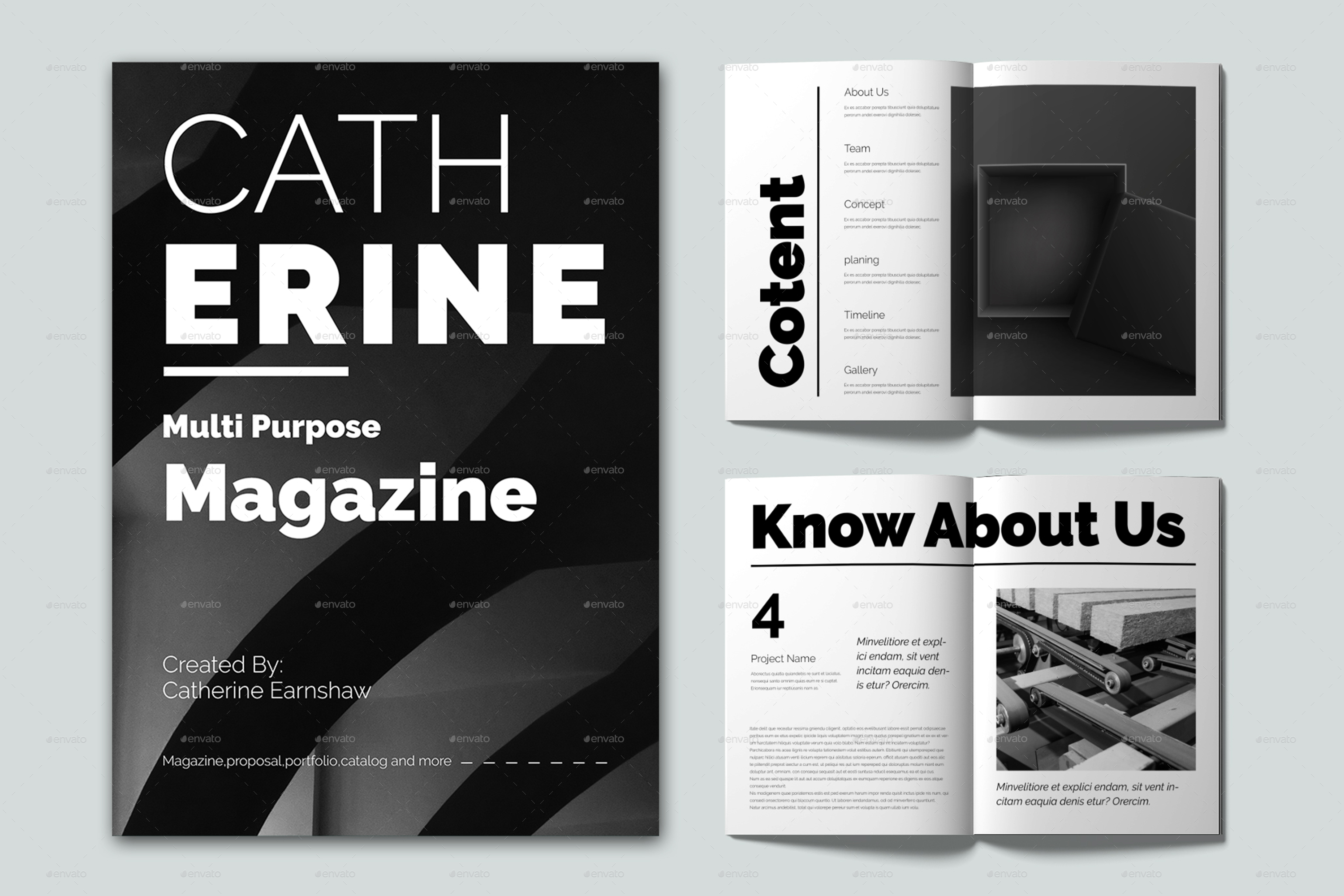 Magazine Multi Purpose Book Template, Print Templates | GraphicRiver