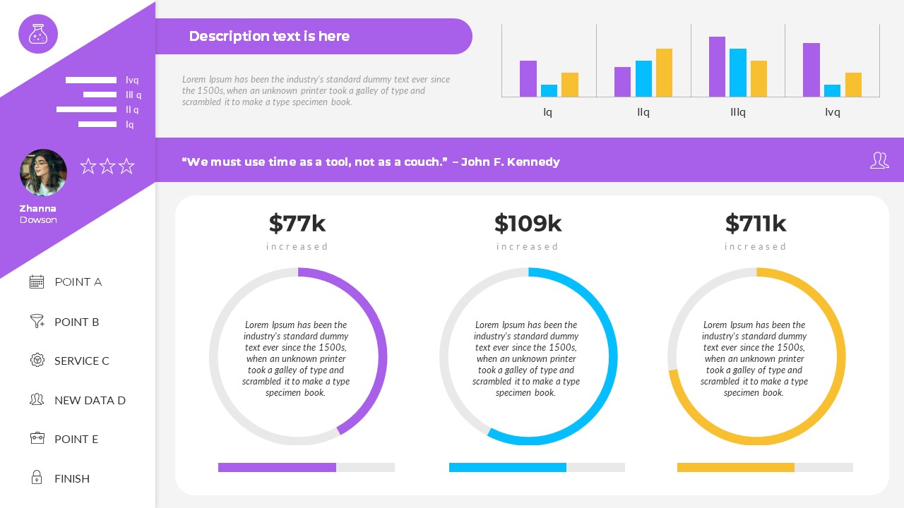 Stats Dashboards PowerPoint Presentation Template, Presentation Templates