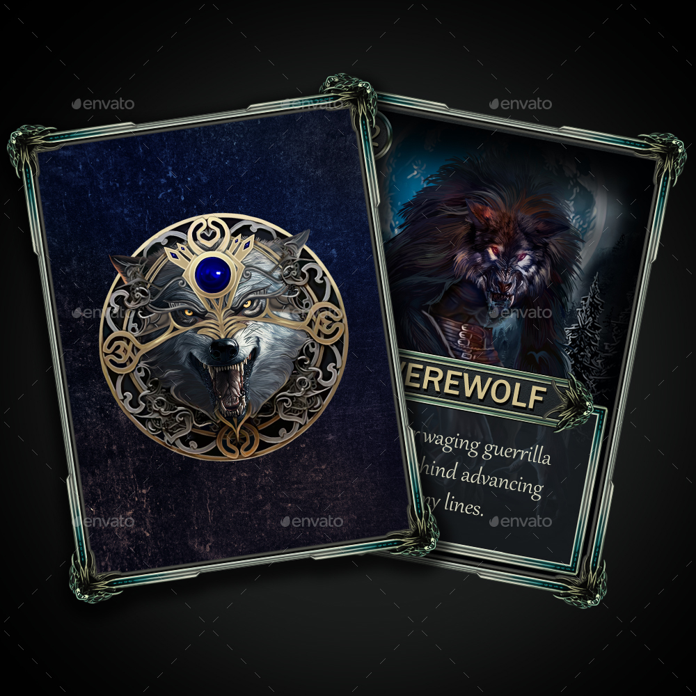 Card Game Template, Game Assets | GraphicRiver