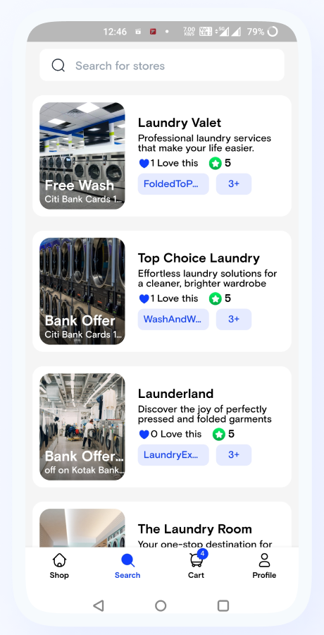 FastLaundry: Multi-Vendor Laundry Booking App - Dry Cleaning & Laundry Services Complete ...
