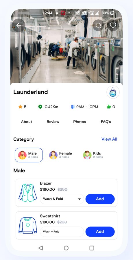 FastLaundry: Multi-Vendor Laundry Booking App - Dry Cleaning & Laundry ...