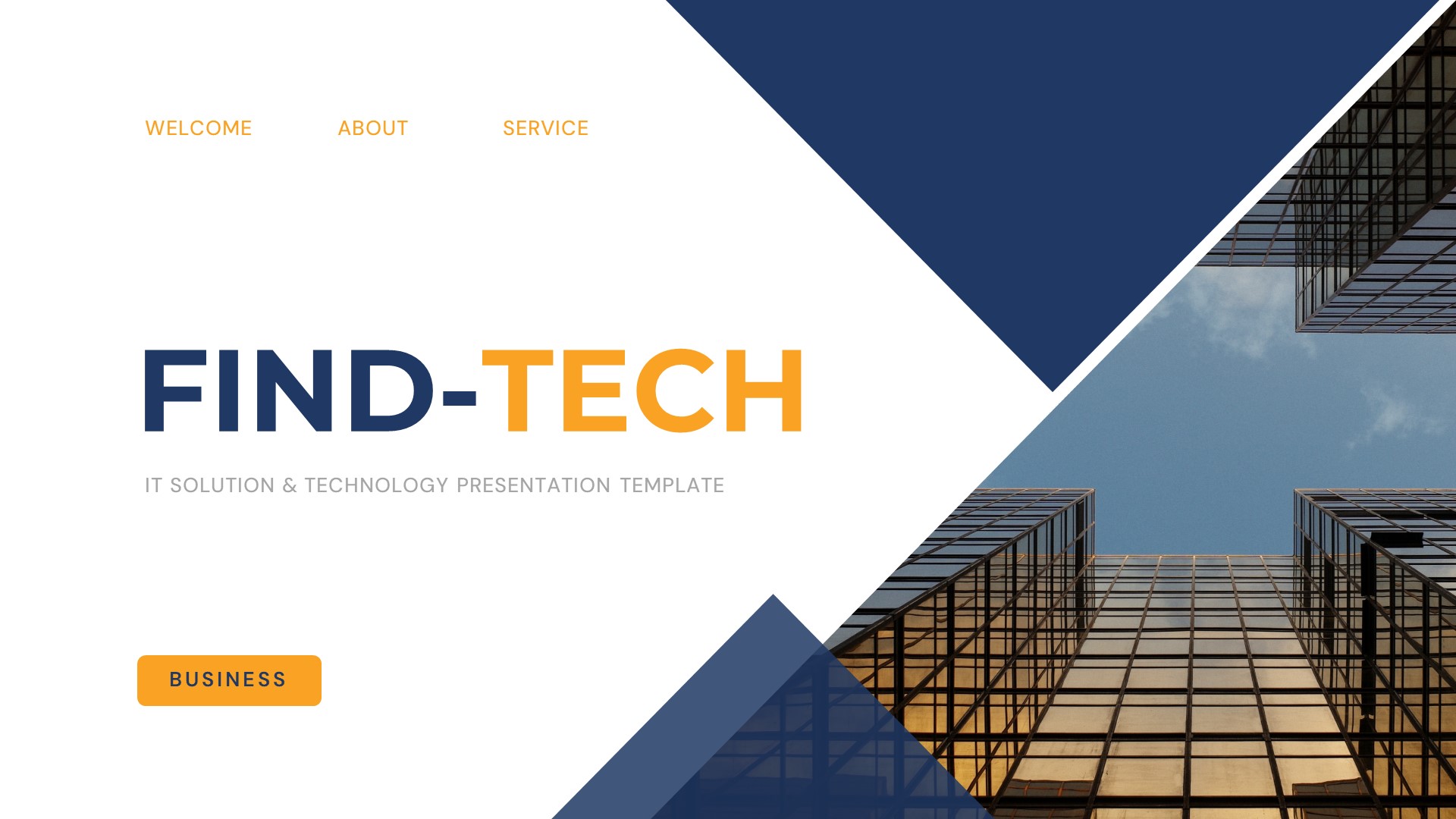 Find-Tech - Technology Google Slides Template, Presentation Templates