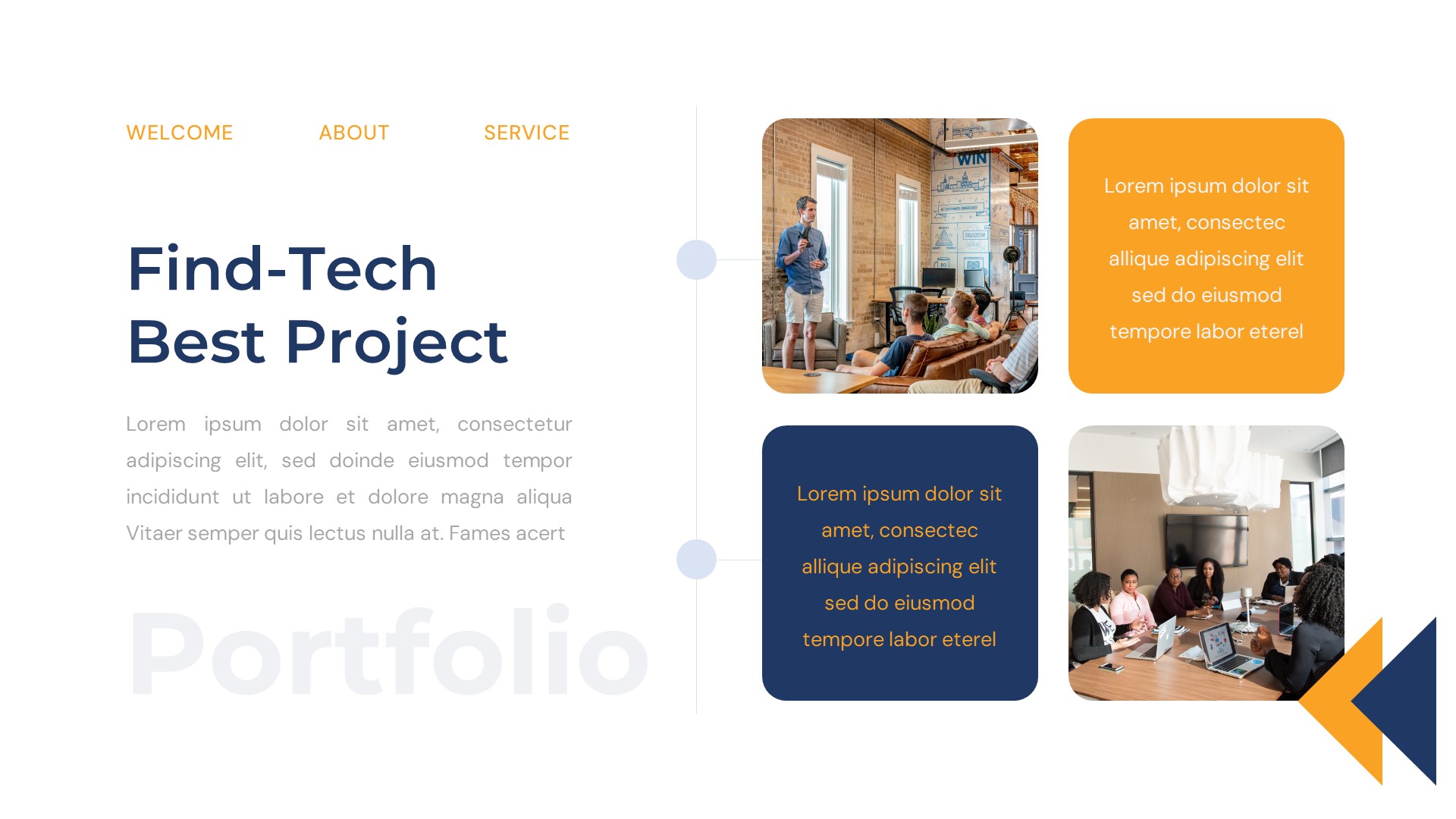 Find-Tech - Technology Google Slides Template, Presentation Templates