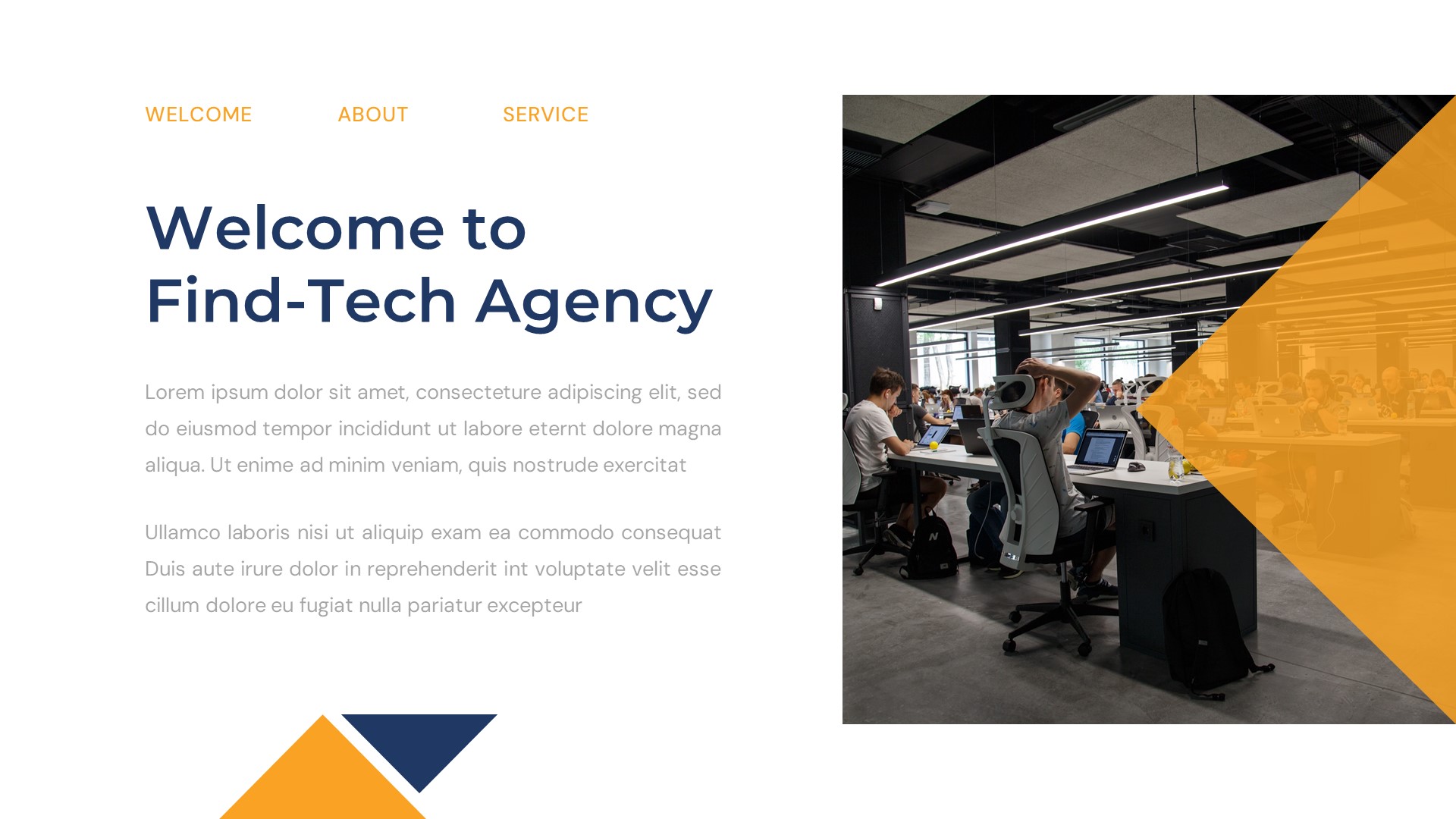 Find-Tech - Technology Google Slides Template, Presentation Templates