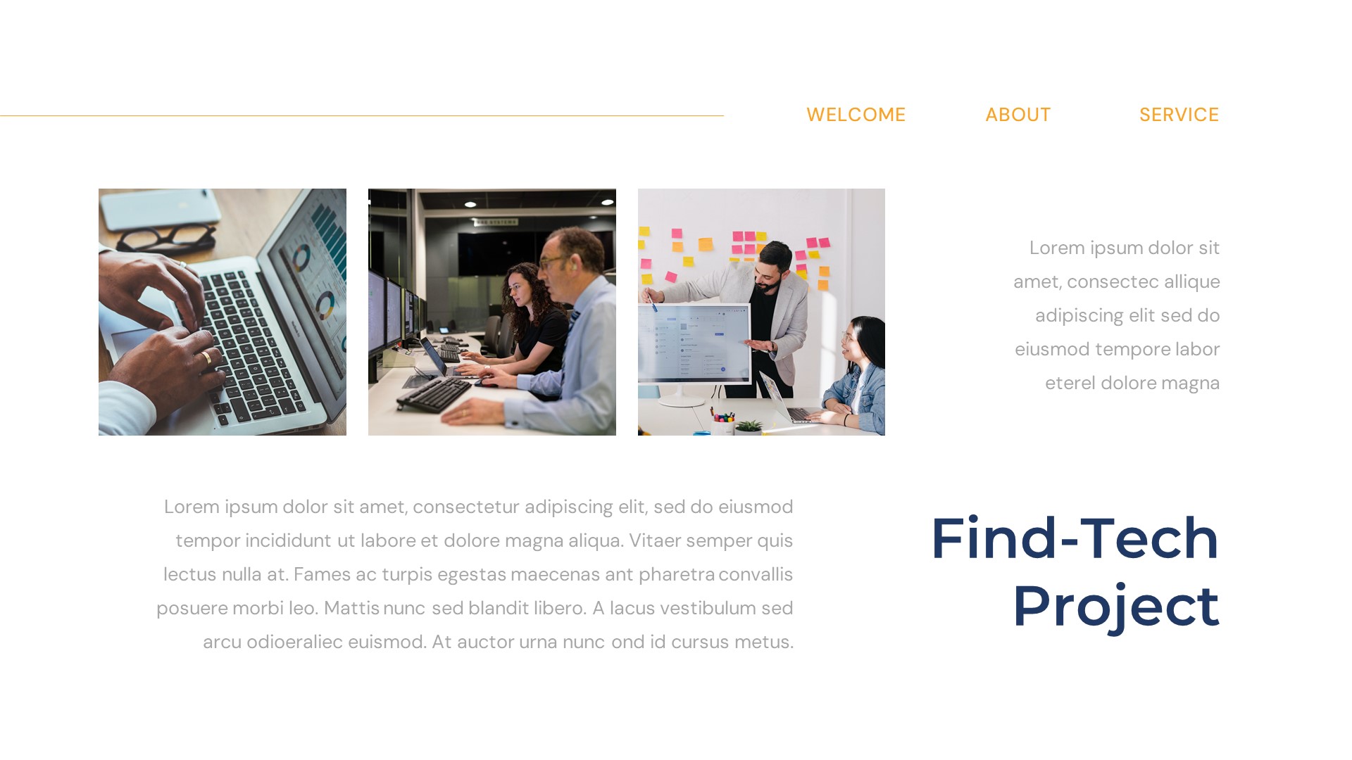 Find-Tech - Technology PowerPoint Template, Presentation Templates