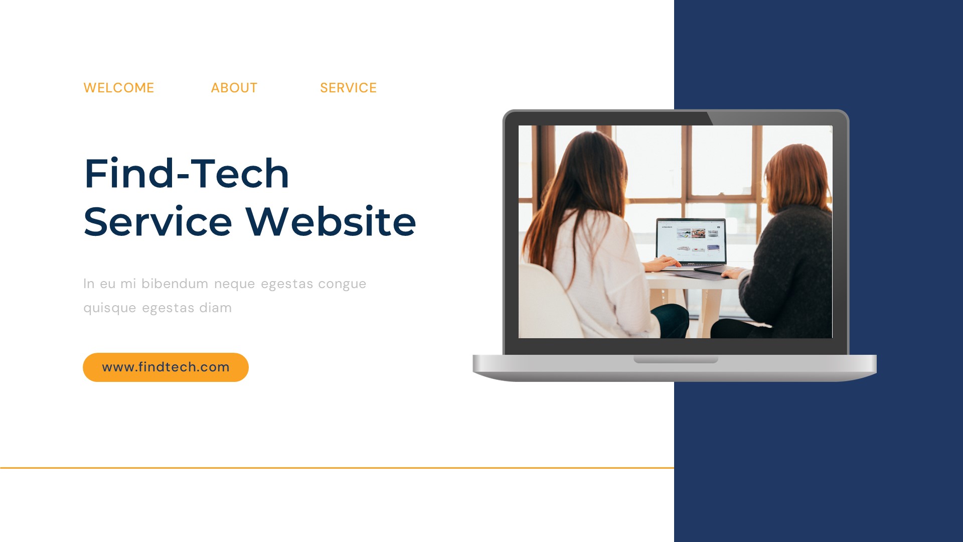 Find-Tech - Technology PowerPoint Template, Presentation Templates