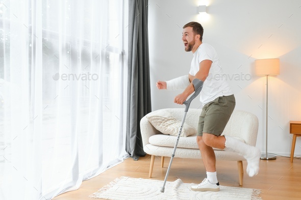 Man with multiple physical limb and body injuries recovers after ...