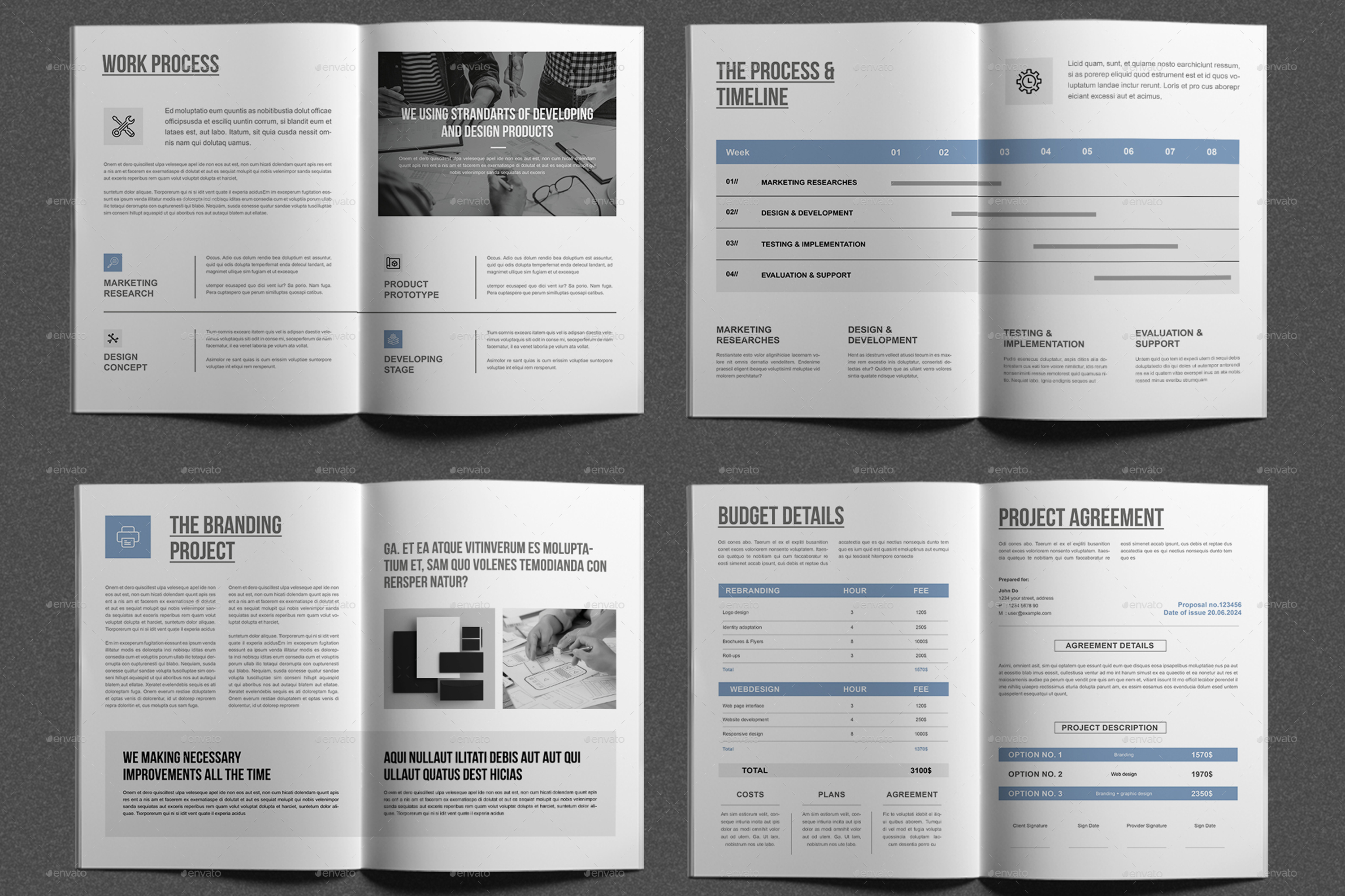 Company Proposal Layout, Print Templates | GraphicRiver