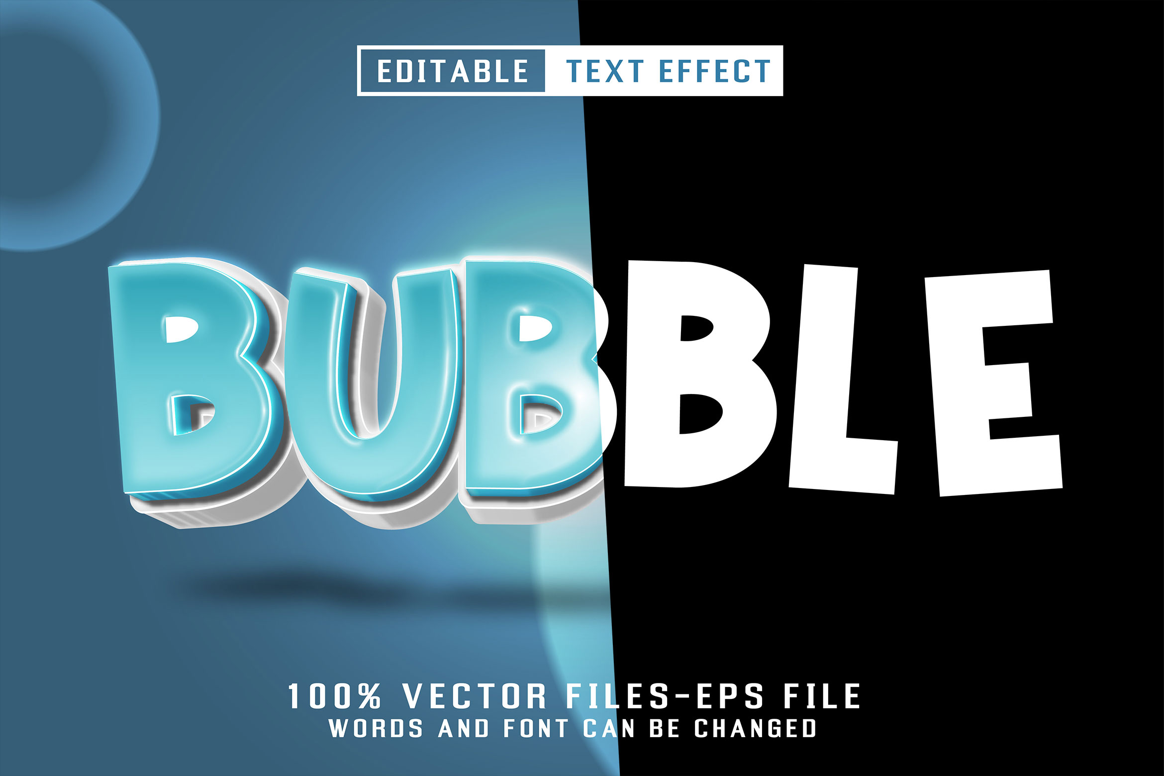 Bubble Editable Text Effect, Add-ons | GraphicRiver