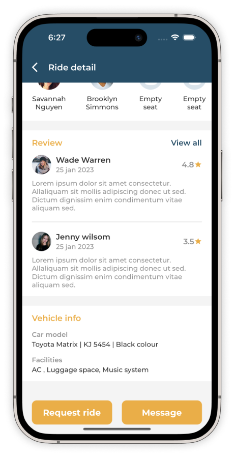 Carpooling App | Bike Pooling App | Ride Sharing App | Car sharing App | React Native CLI ...