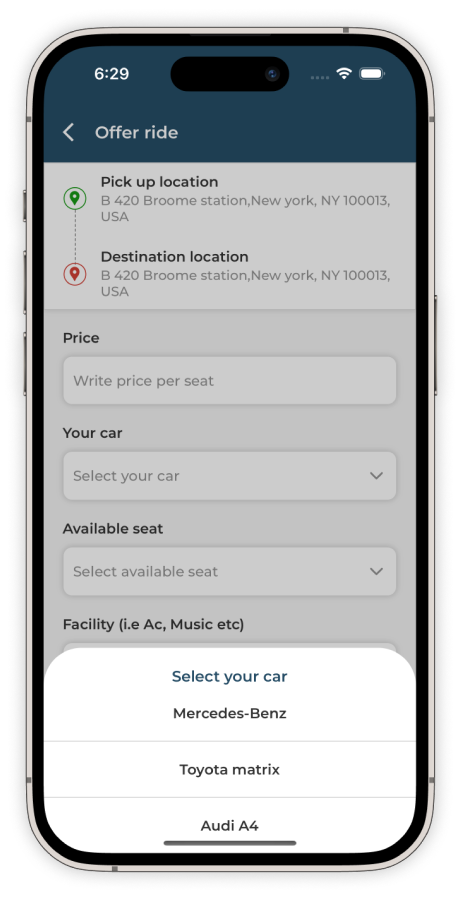 Carpooling App | Bike Pooling App | Ride Sharing App | Car sharing App | React Native CLI ...