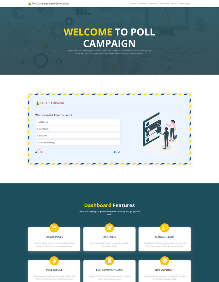 Survey & Poll Campaign Lead Generation System by Designcollection ...