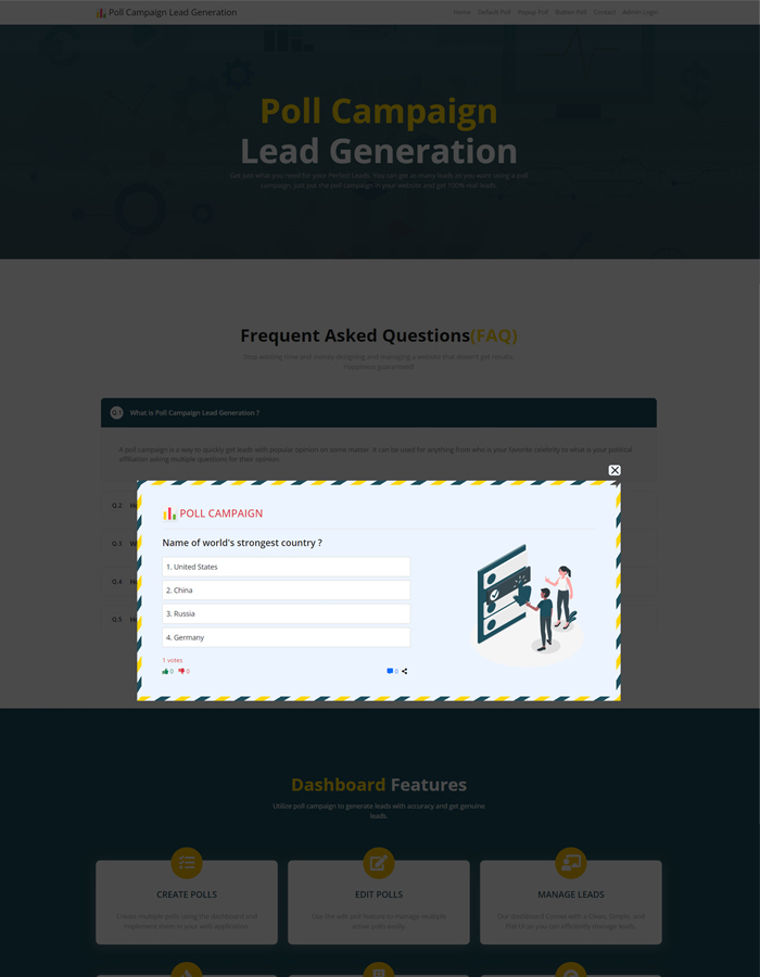 Survey & Poll Campaign Lead Generation System by Designcollection ...