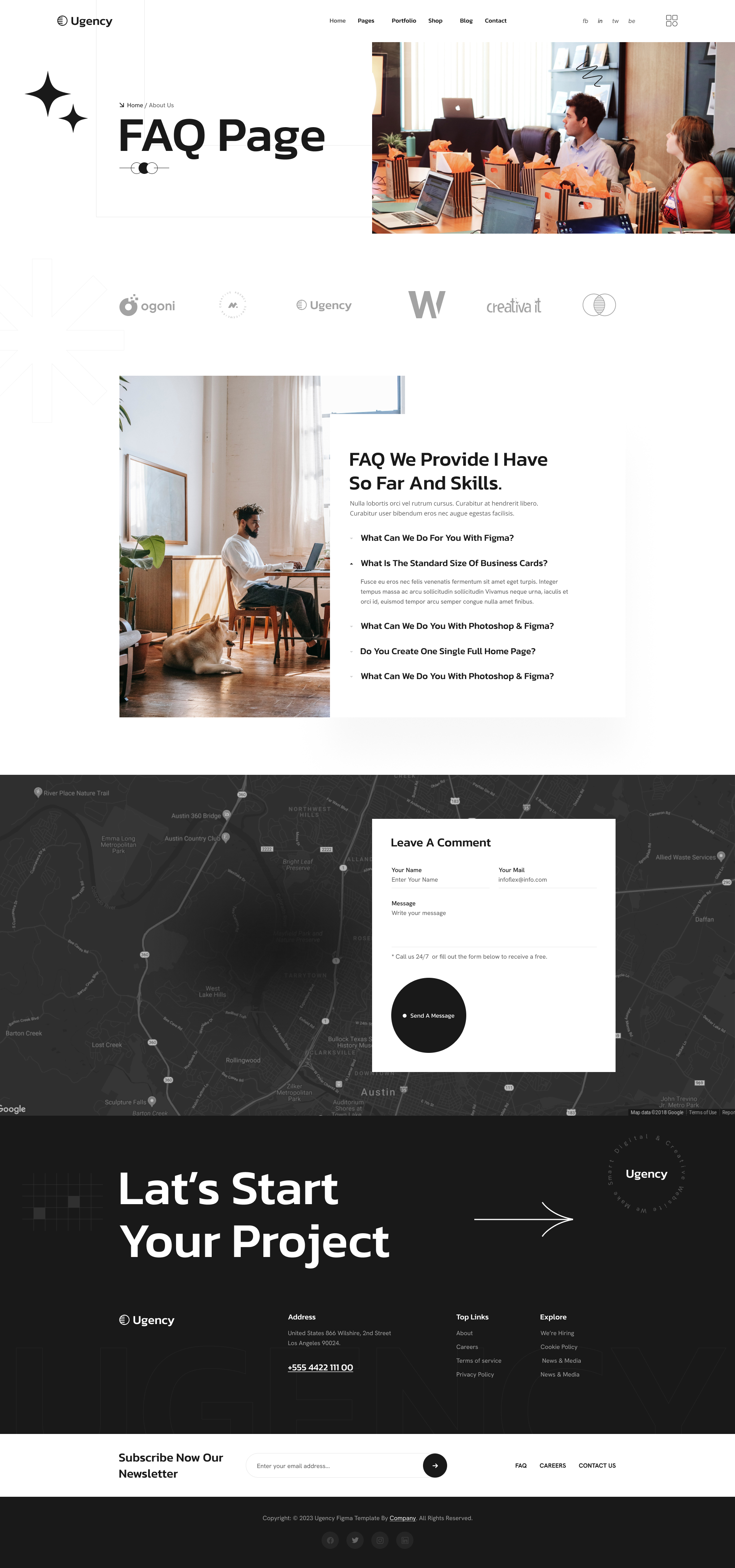 Ugency - Digital Agency Figma Template by wpbunch | ThemeForest