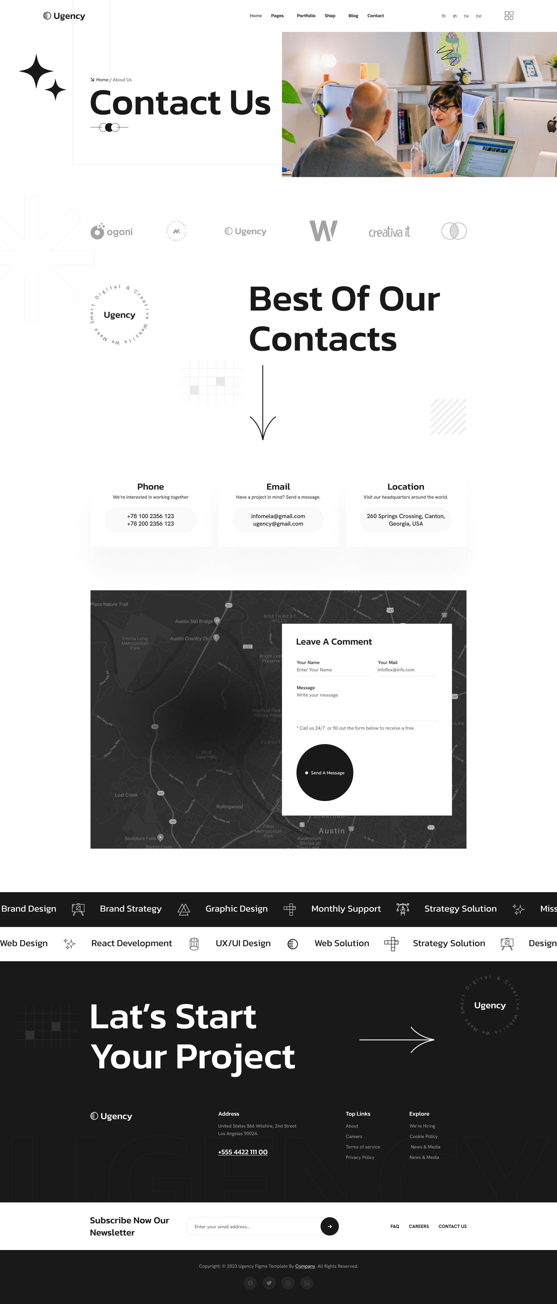 Ugency - Digital Agency Figma Template by wpbunch | ThemeForest