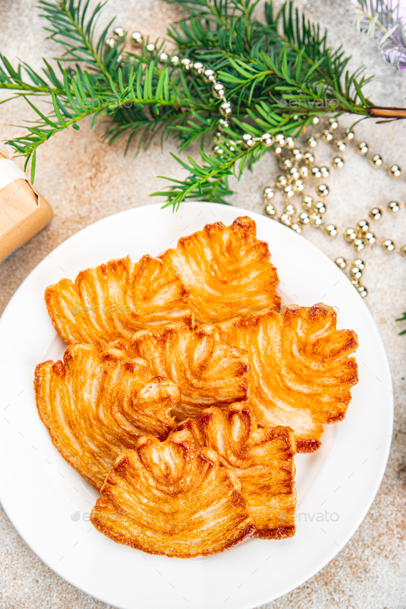 puff pastry biscuits christmas cookies sweet dessert puff sfoglie ...