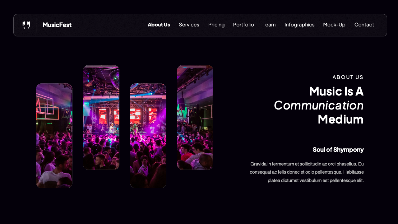 MusicFest - Music Event PowerPoint Template, Presentation Templates