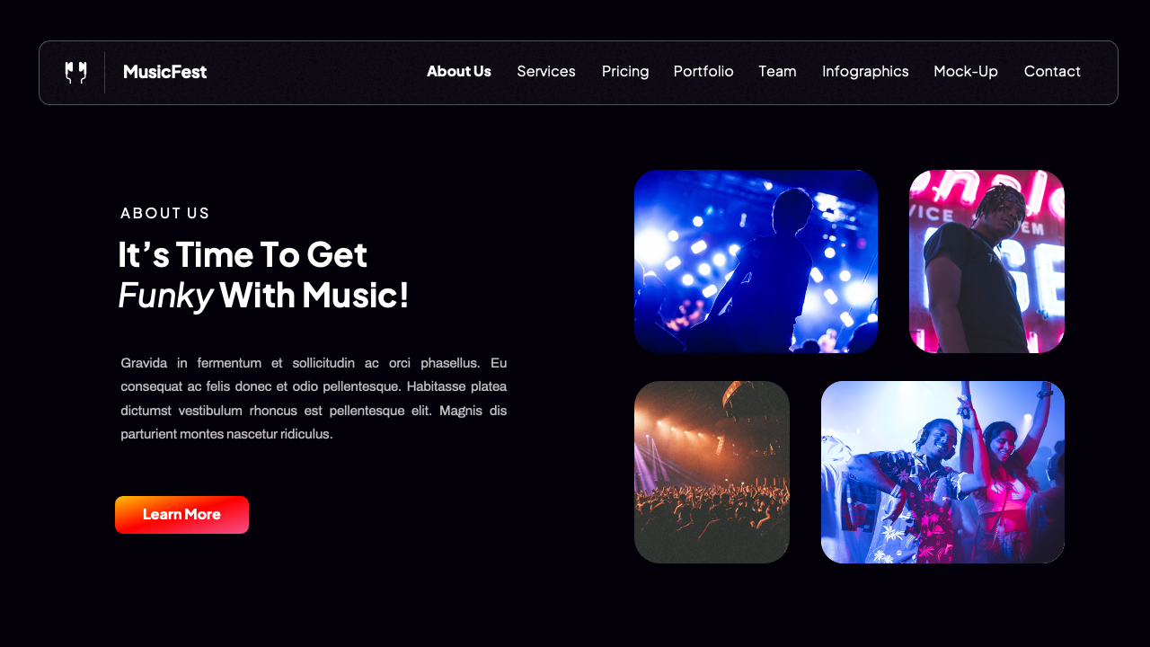 MusicFest - Music Event PowerPoint Template, Presentation Templates