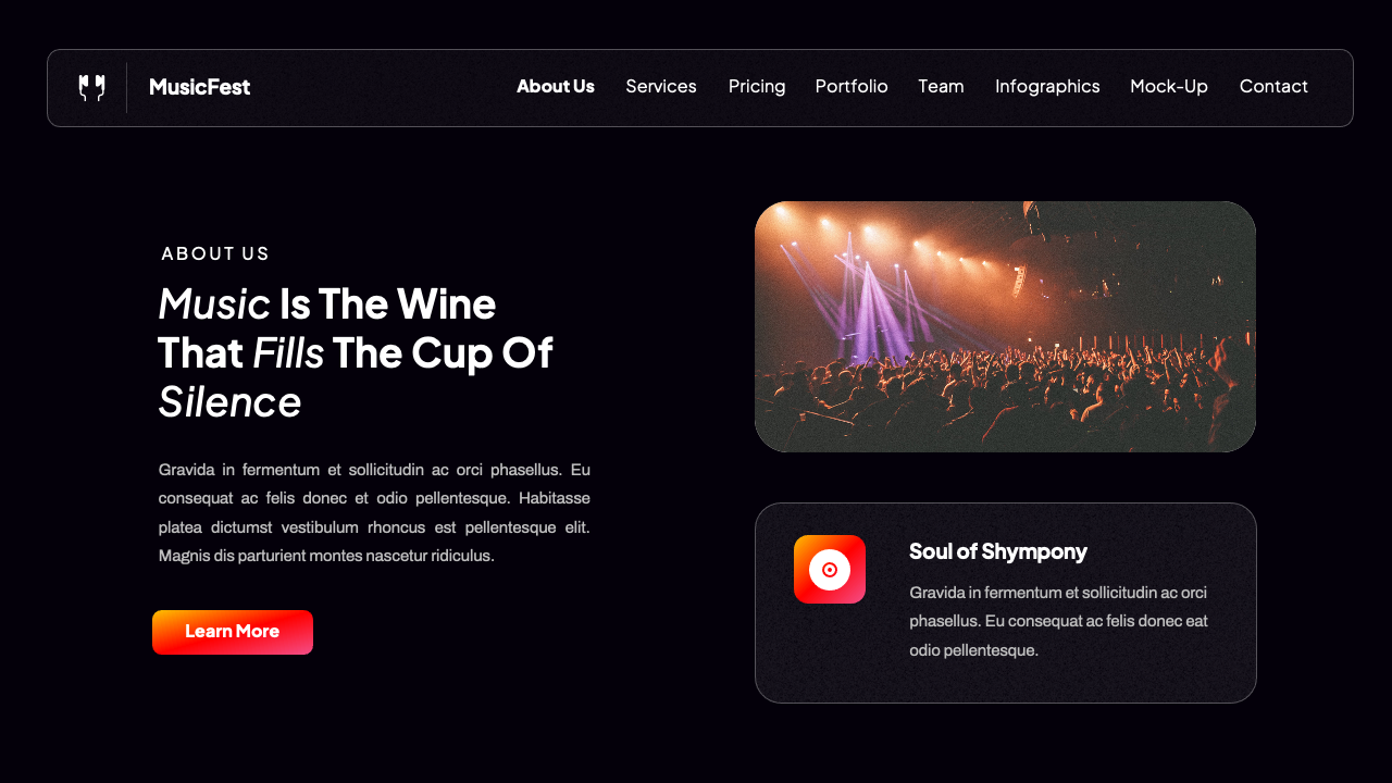 MusicFest - Music Event PowerPoint Template, Presentation Templates